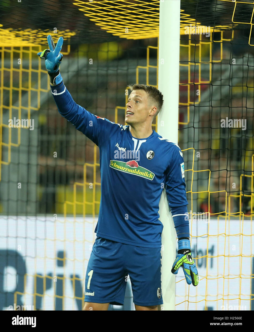 Dortmund, Germany. 23rd Sep, 2016. Goalkeeper Alexander Schwolow from ...