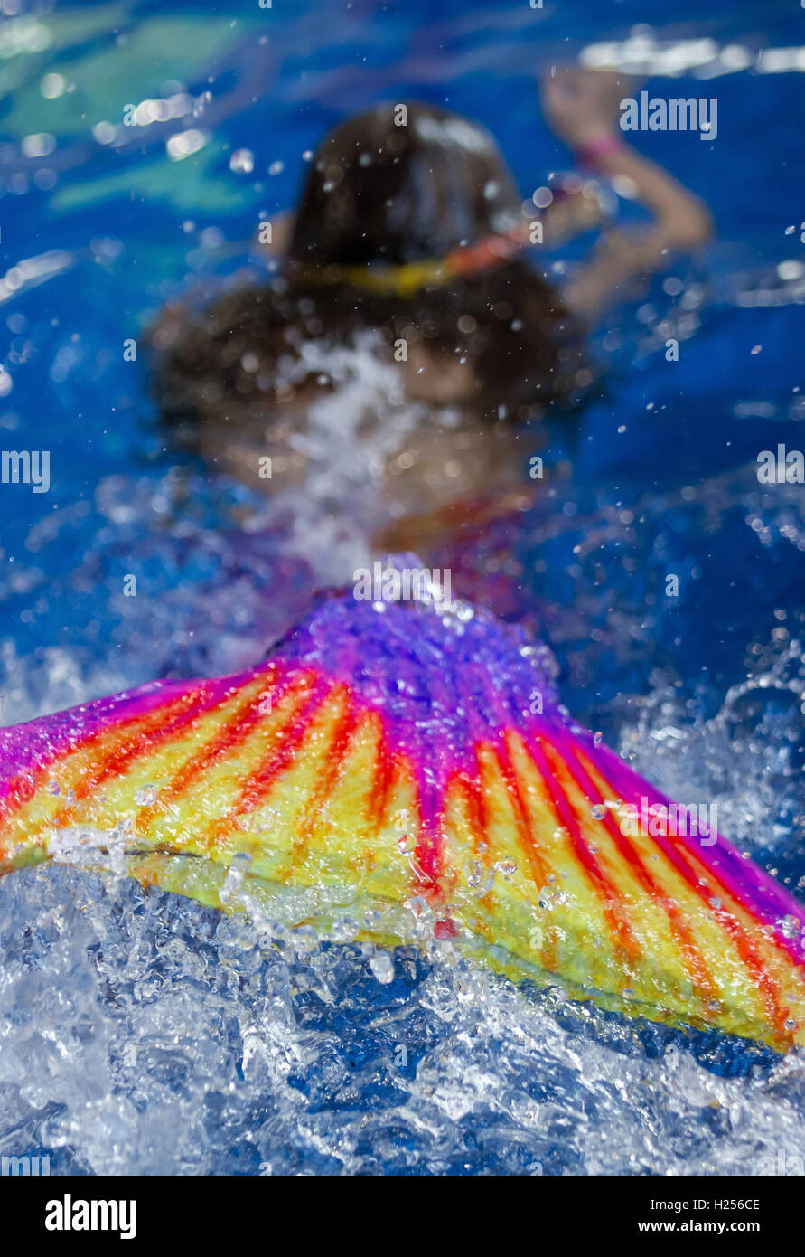 Suhl, Germany. 24th Sep, 2016. A participant swims at the 1st German ...