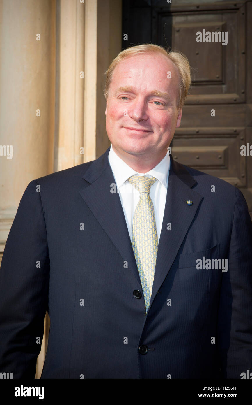 Piacenza, Italy. 23rd Sep, 2016. Prince Carlos de Bourbon de Parme ...