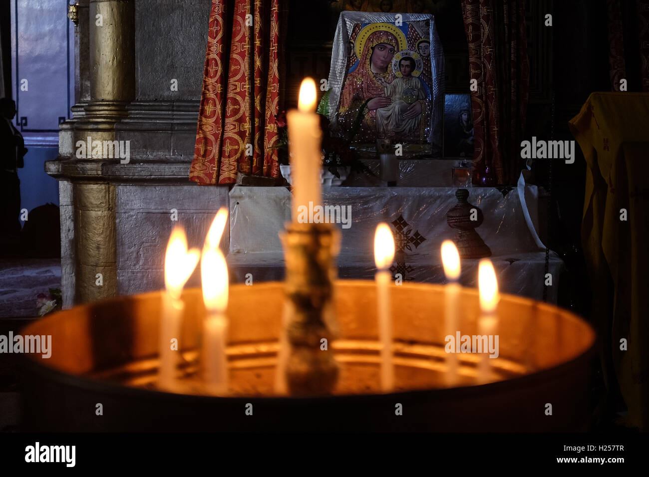 Israel jerusalem ethiopian compound ethiopian hi-res stock photography ...