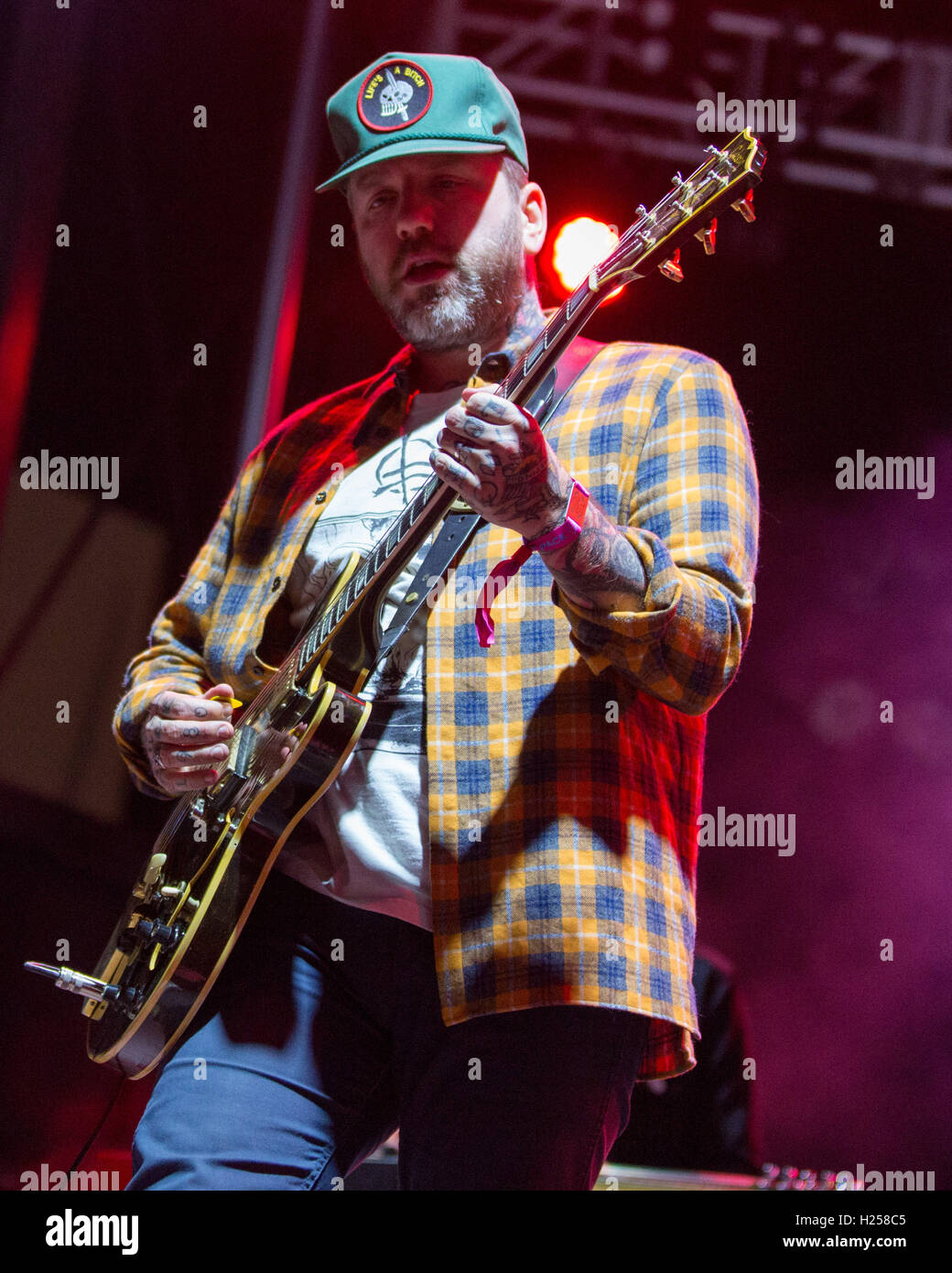 Las Vegas, Nevada, USA. 23rd Sep, 2016. DALLAS GREEN of City and Colour ...