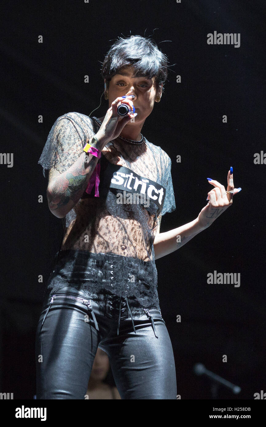 Las Vegas, Nevada, USA. 23rd Sep, 2016. Singer KEHLANI PARRISH of ...