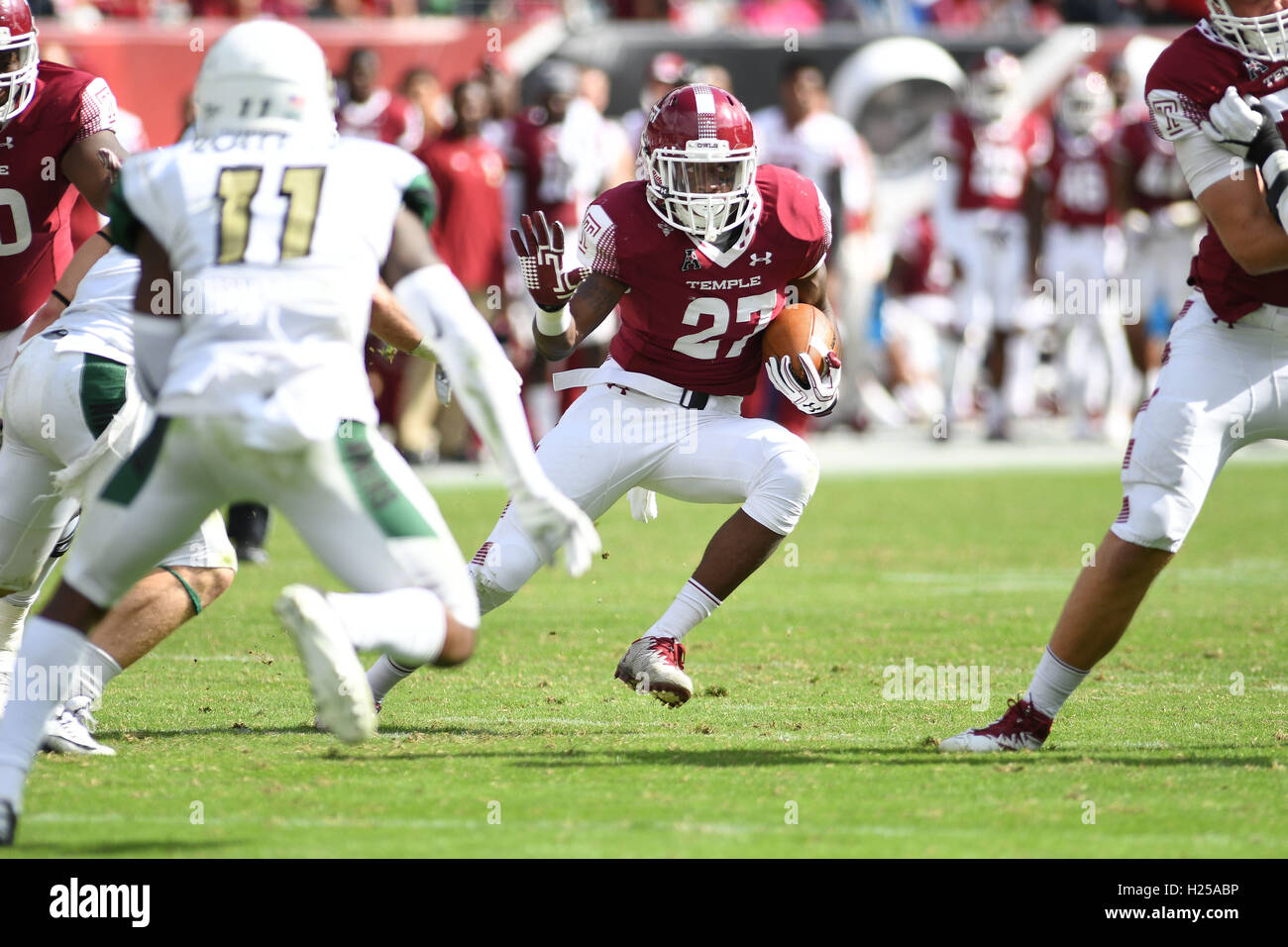 Philadelphia, Pennsylvania, USA. 24th Sep, 2016. Temple's RB, JAGER ...