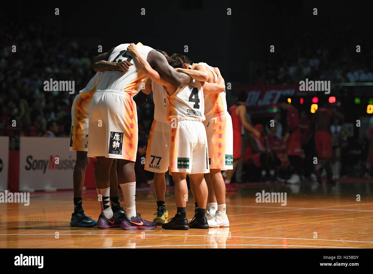 Funabashi Arena, Chiba, Japan. 24th Sep, 2016. 89ERS/Sendai Eighty Niners team group (89ERS ...