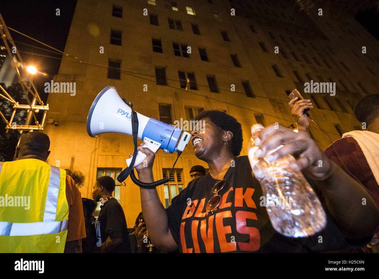 Atlanta, Georgia, USA. 23rd Sep, 2016. 500 protesters march through the ...