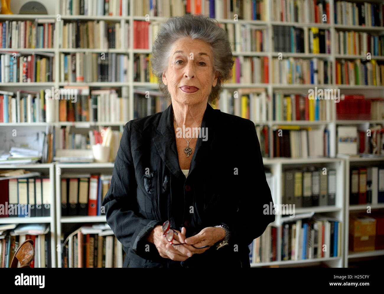 Berlin, Germany. 20th Sep, 2016. Lea Rosh, photographed in Berlin ...