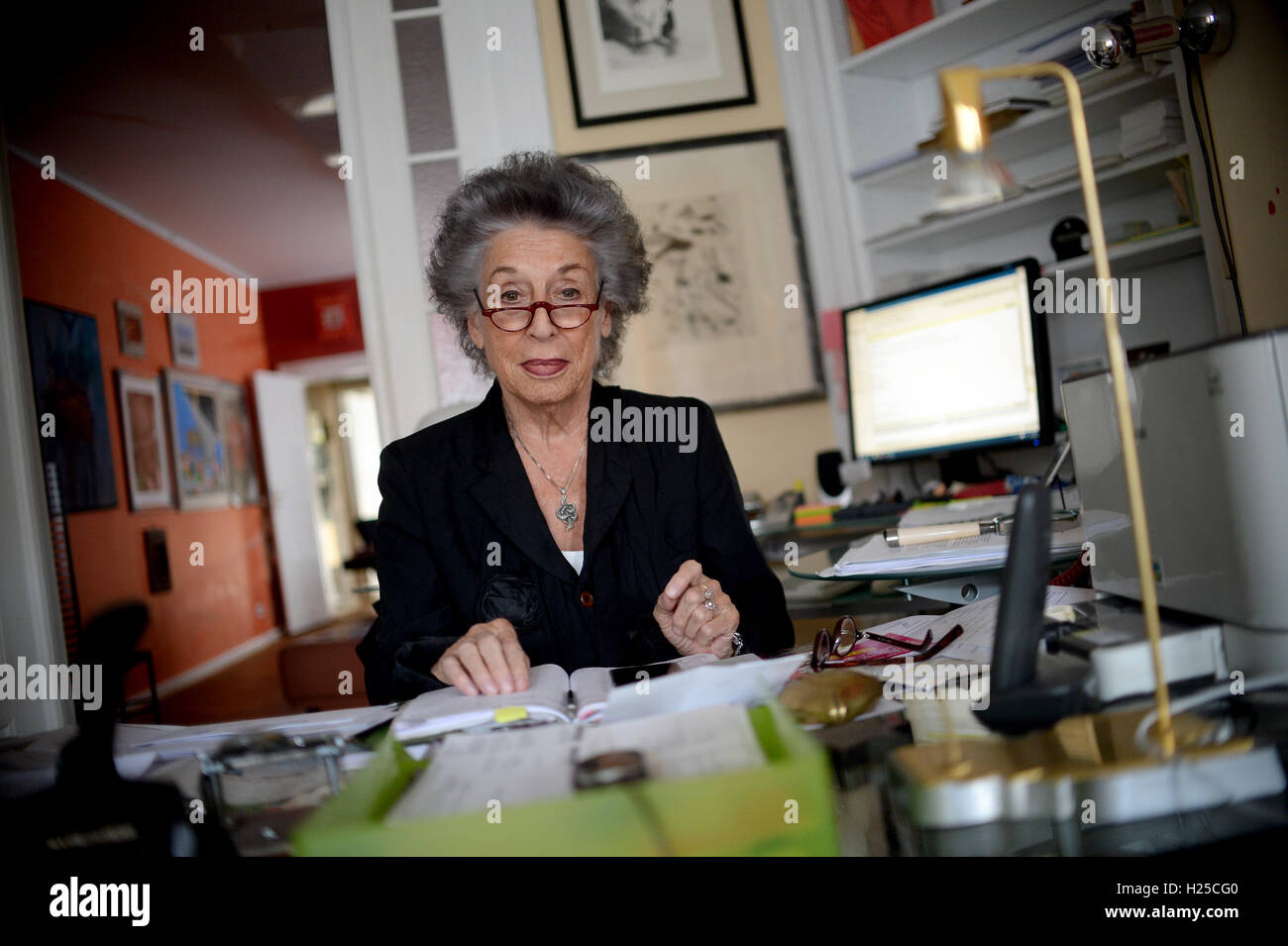 Berlin, Germany. 20th Sep, 2016. Lea Rosh, photographed in Berlin ...