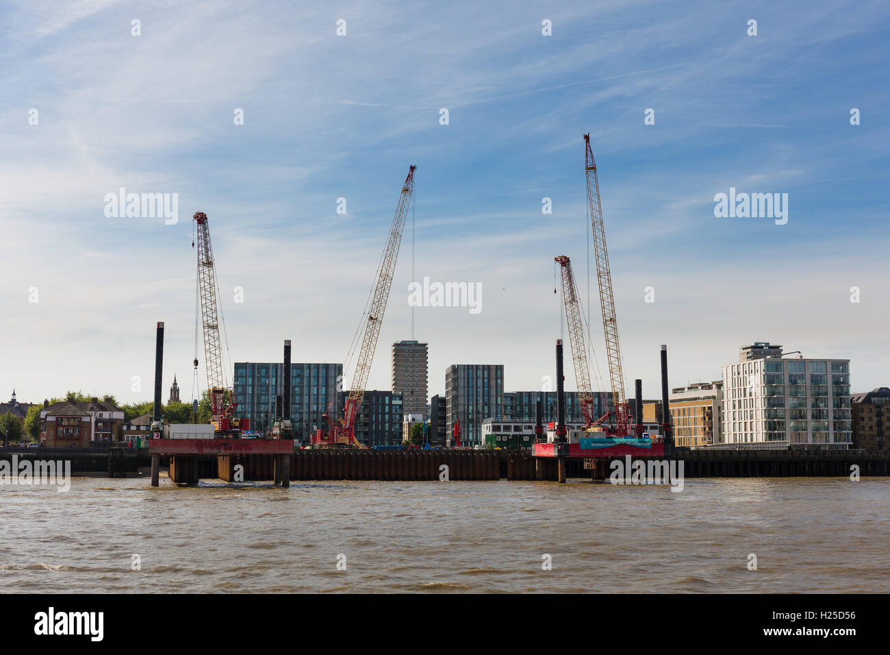 London, UK. 24th Sept 2016. Initial construction work at the Chambers ...