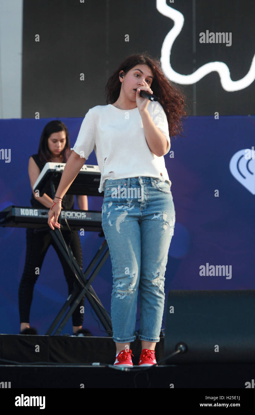 Las Vegas, Nevada, USA. 25th Sep, 2016. Singer/songwriter Alessia Cara ...