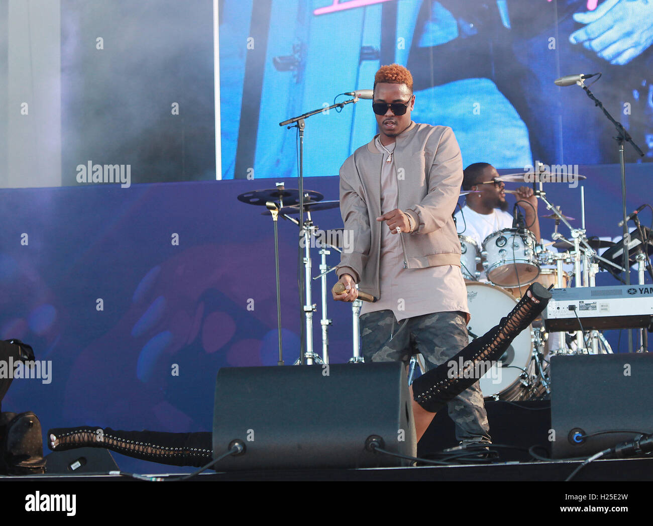 Las Vegas, Nevada, USA. 25th Sep, 2016. Rapper Jeremih performs during ...