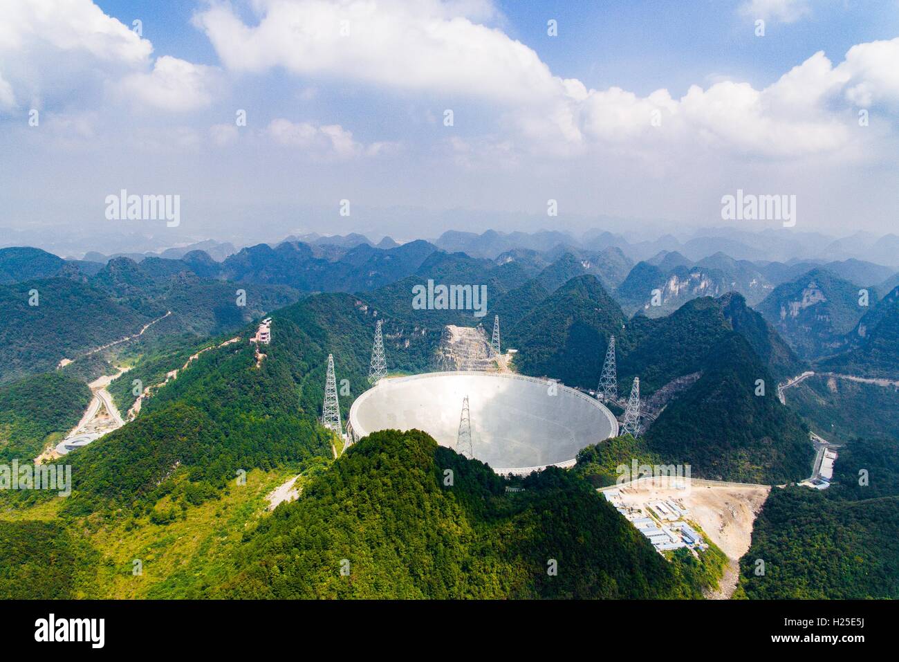 Pingtang. 24th Sep, 2016. Photo taken on Sept. 24, 2016 shows the Five ...