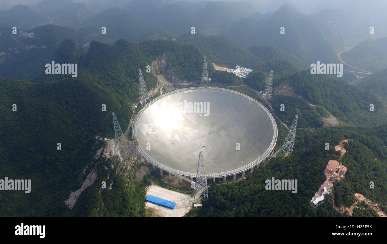 Five hundred meter aperture spherical telescope hi-res stock ...