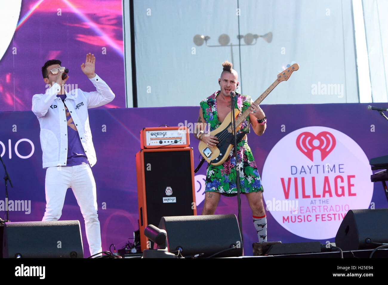 Las Vegas, Nevada, USA. 25th Sep, 2016. Pop/rock group DNCE performs ...