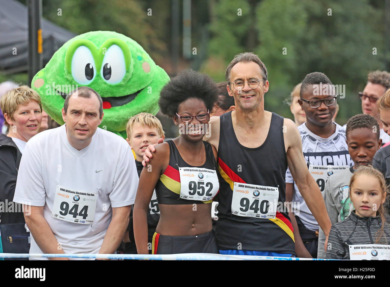Rochdale, UK. 25th September, 2016. 12 year old Rosangerla Terim and 60 ...