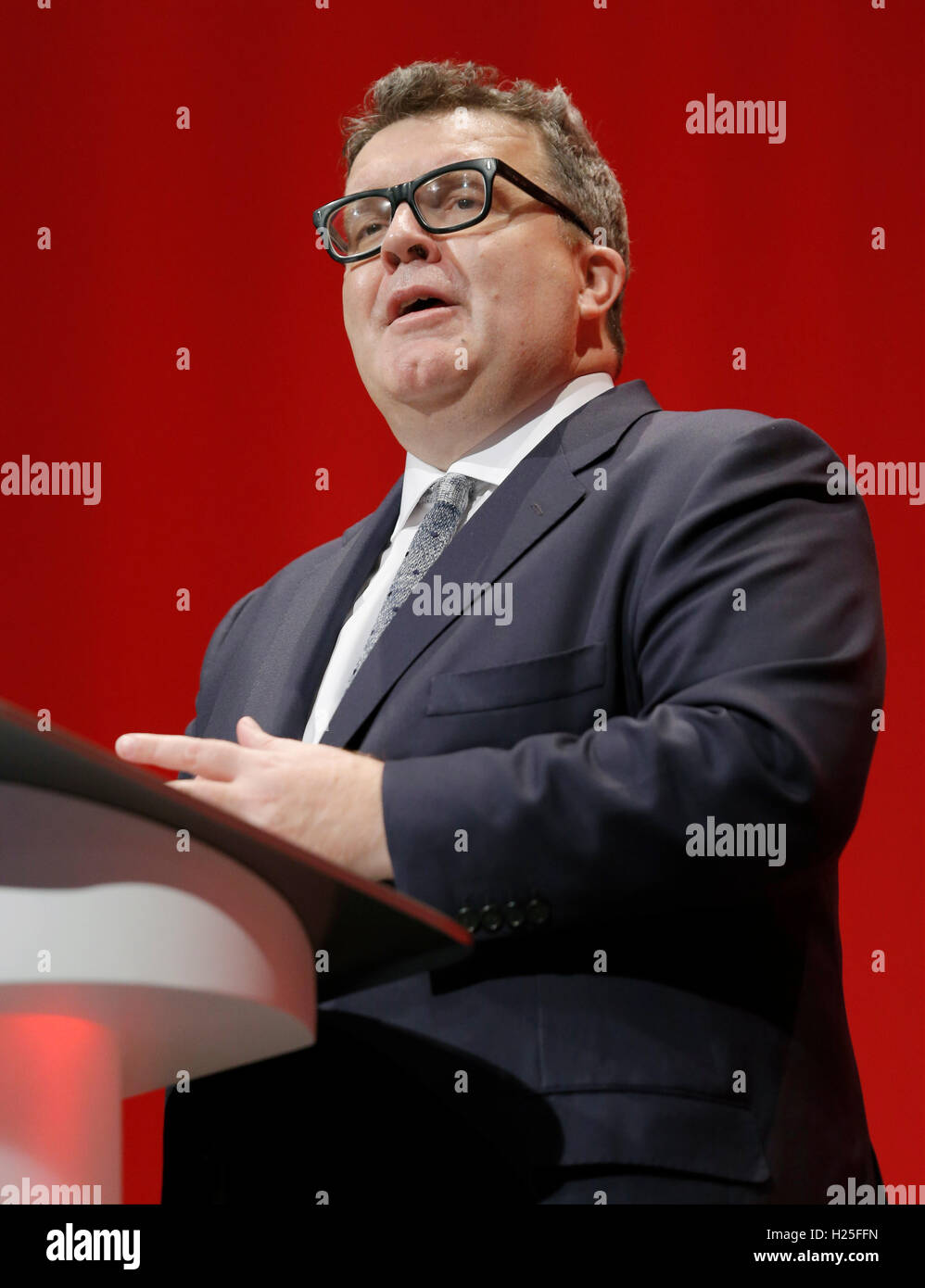 Liverpool, Uk. 25th September, 2016. Tom Watson Mp Deputy Labour Leader ...