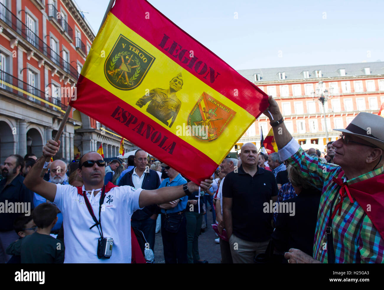 Madrid, Spain. 25th September, 2016. Concentration of Spanish ...