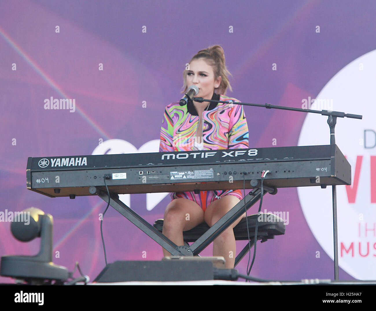 Las Vegas, Nevada, USA. 25th Sep, 2016. Singer Daya performs during ...