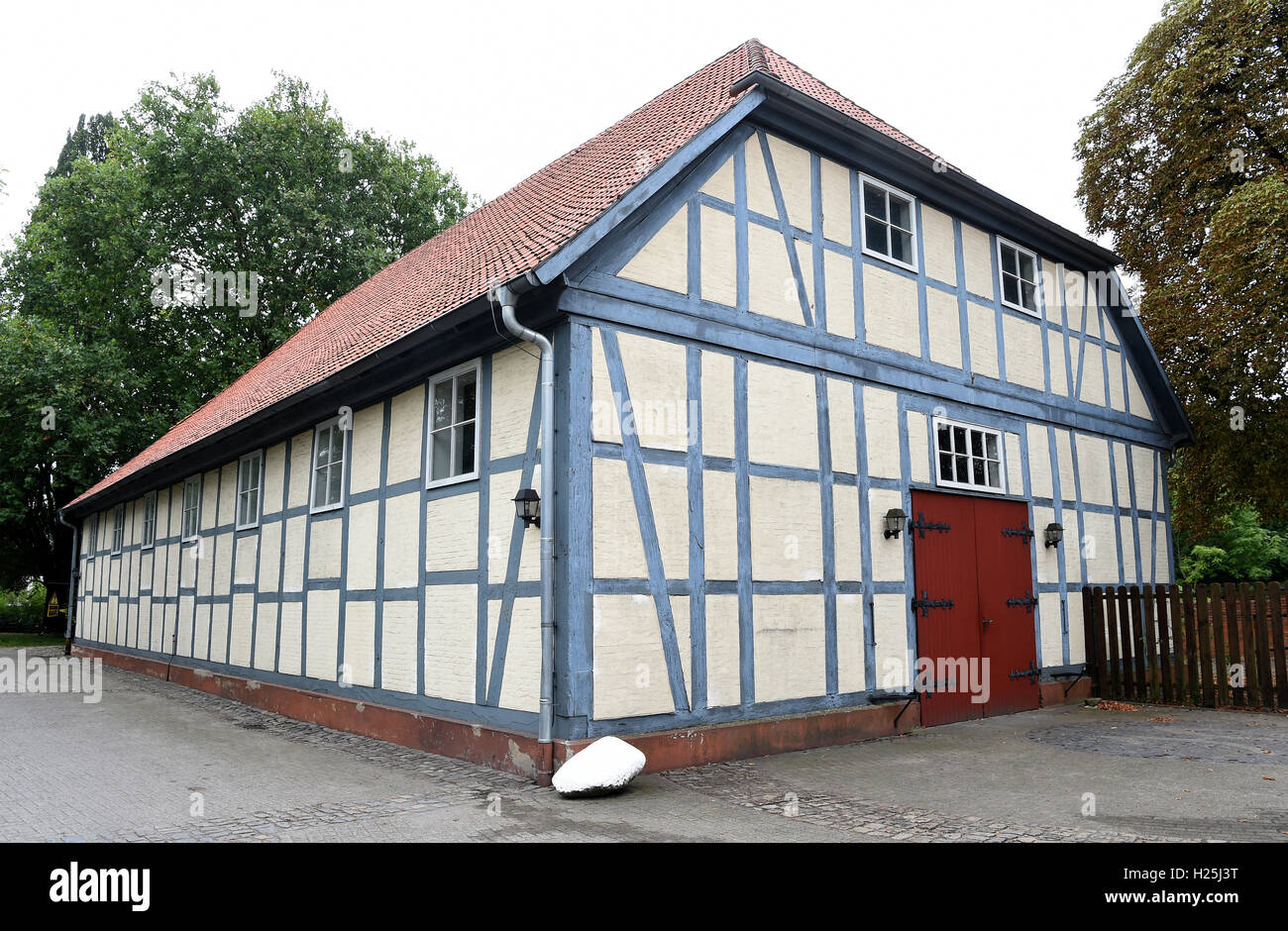 The oldest still maintained building from 1748 at the Lower Saxonian ...