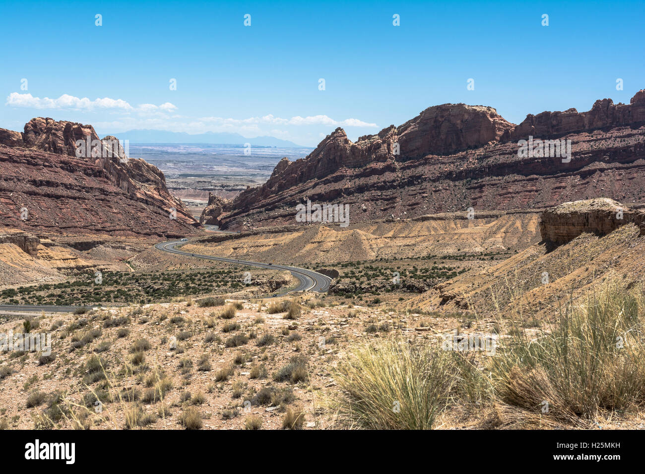 Landscape from Interstate 70, Utah Stock Photo - Alamy