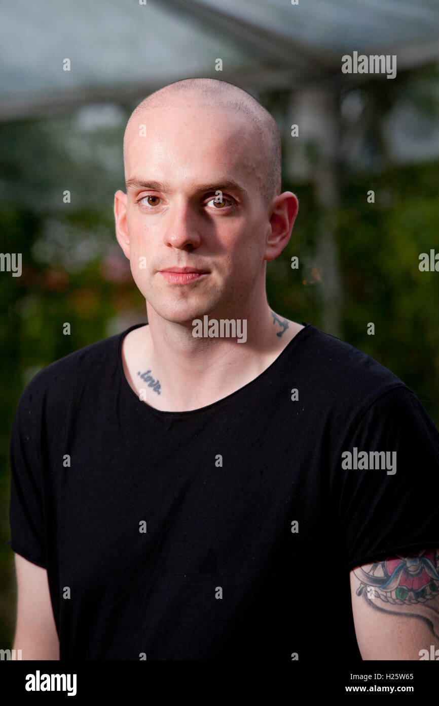 Andrew McMillan, the British poet, at the Edinburgh International Book ...