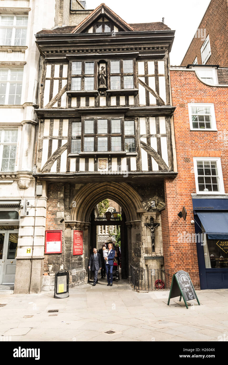 The Elizabethan Gatehouse to the church of St Bartholomew-the-Great ...