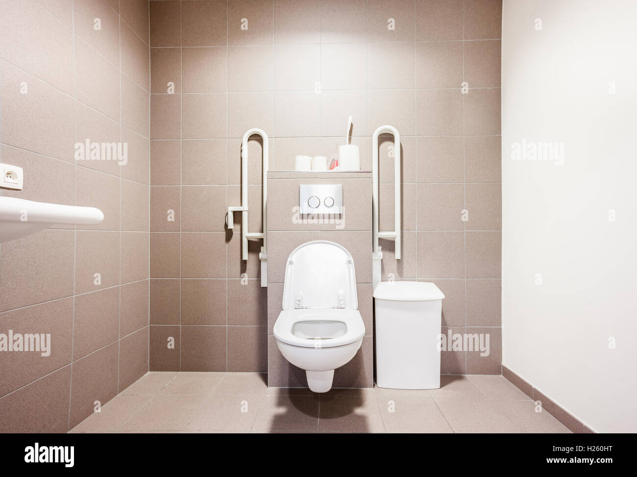 public disabled toilet in an large building Stock Photo - Alamy