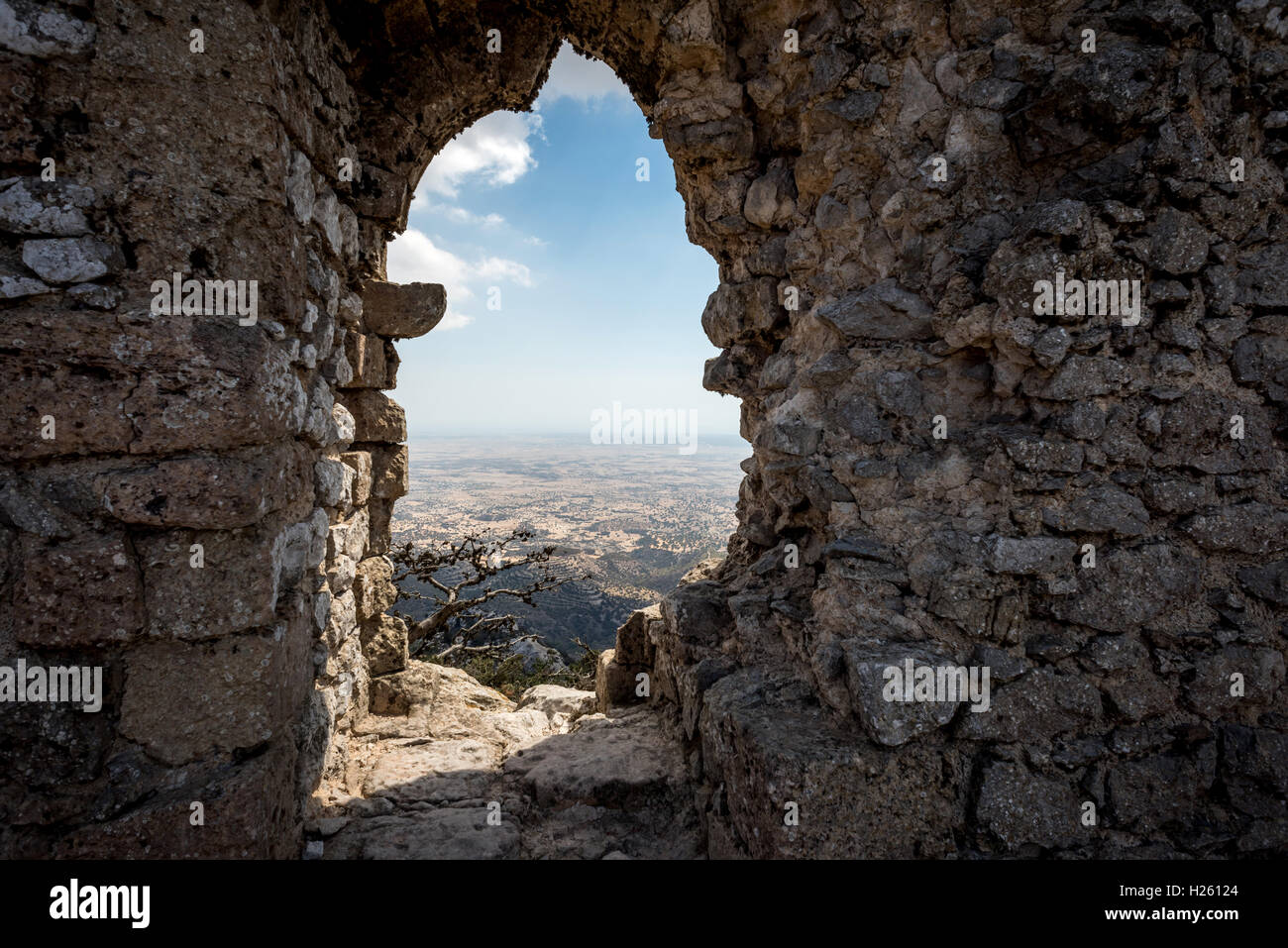 Kantara Castle in northern Cyprus Stock Photo - Alamy