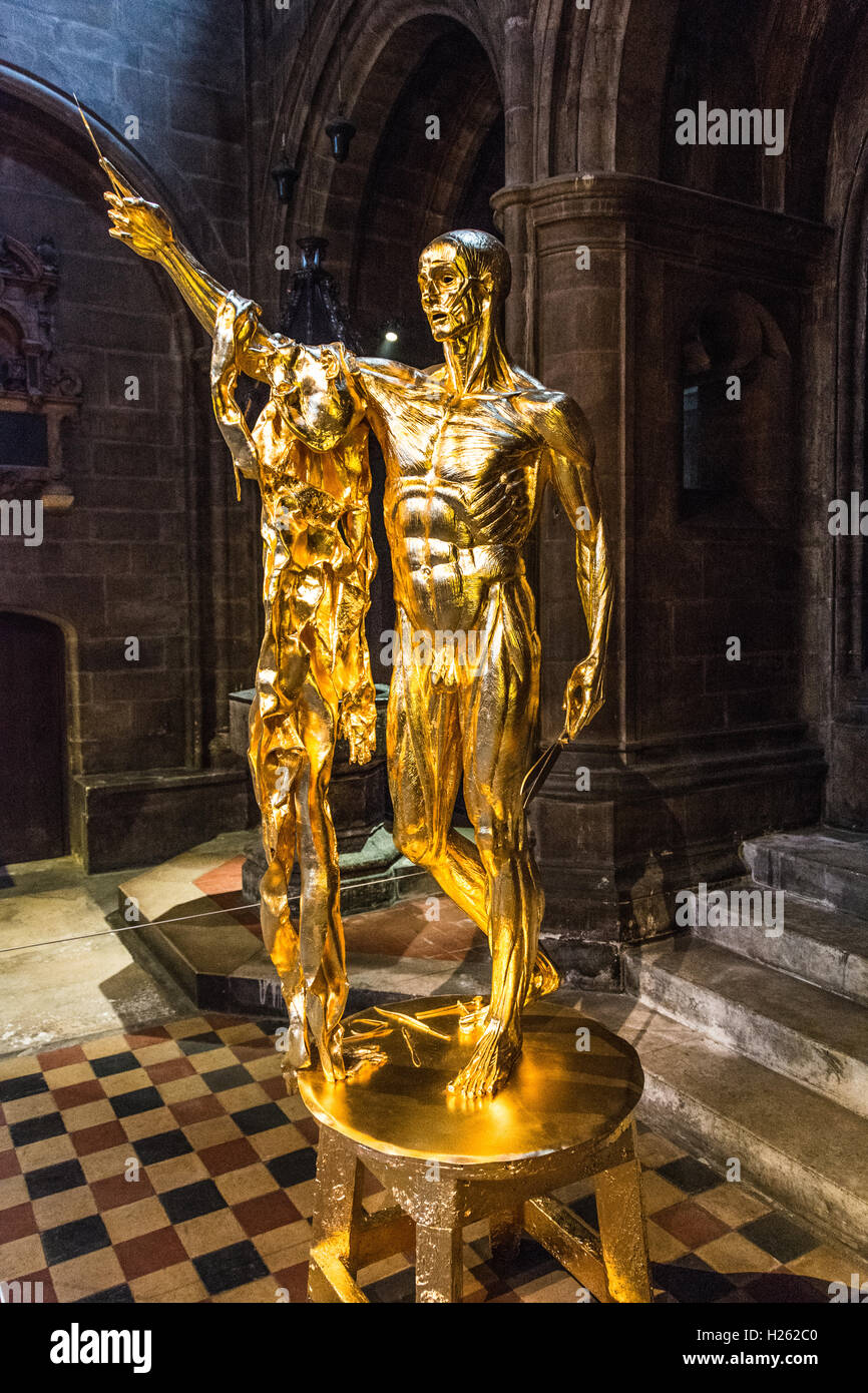 Damien Hirst sculpture in St Bartholomew the Great church, West ...