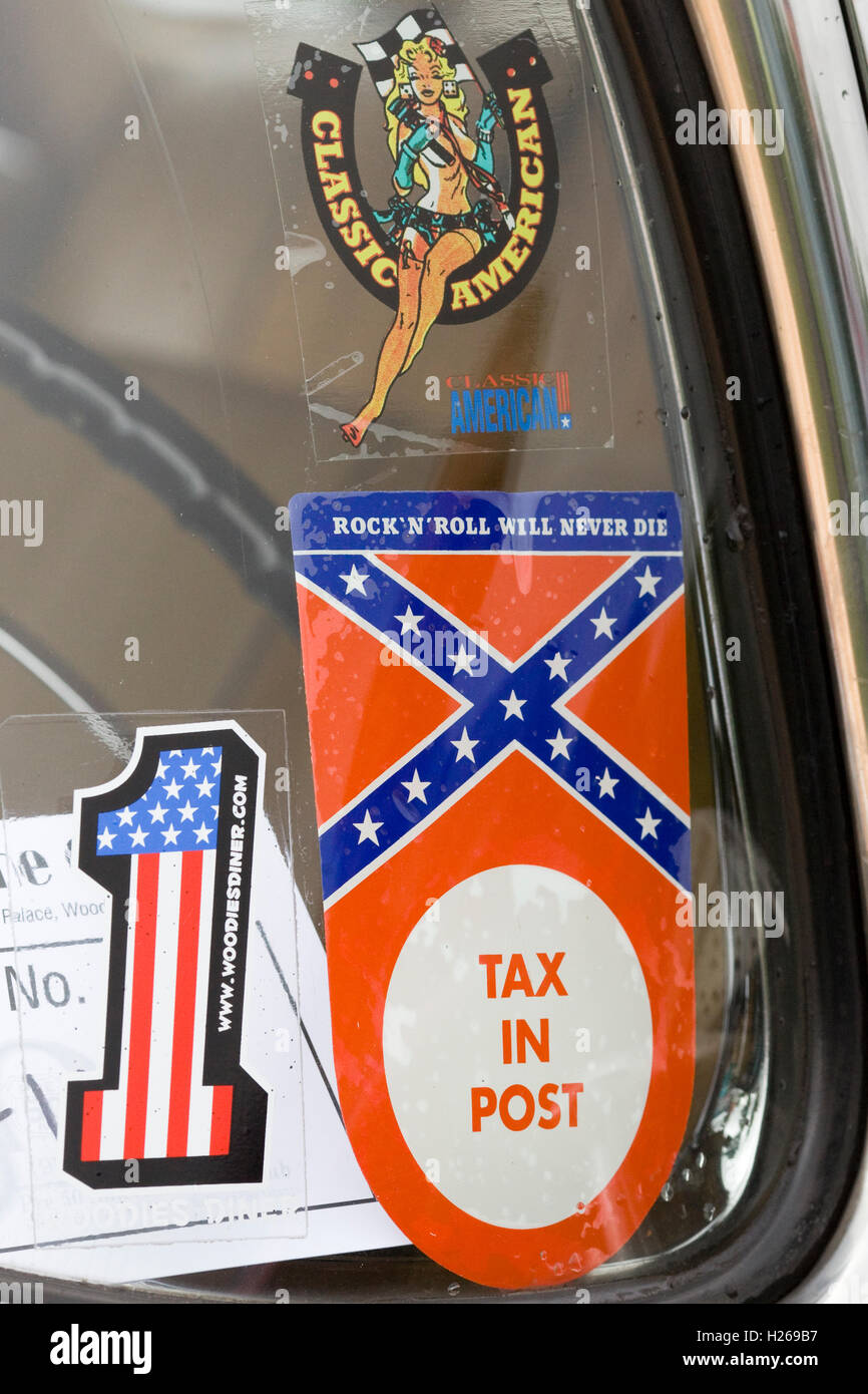 Car inspection sticker hi-res stock photography and images - Alamy