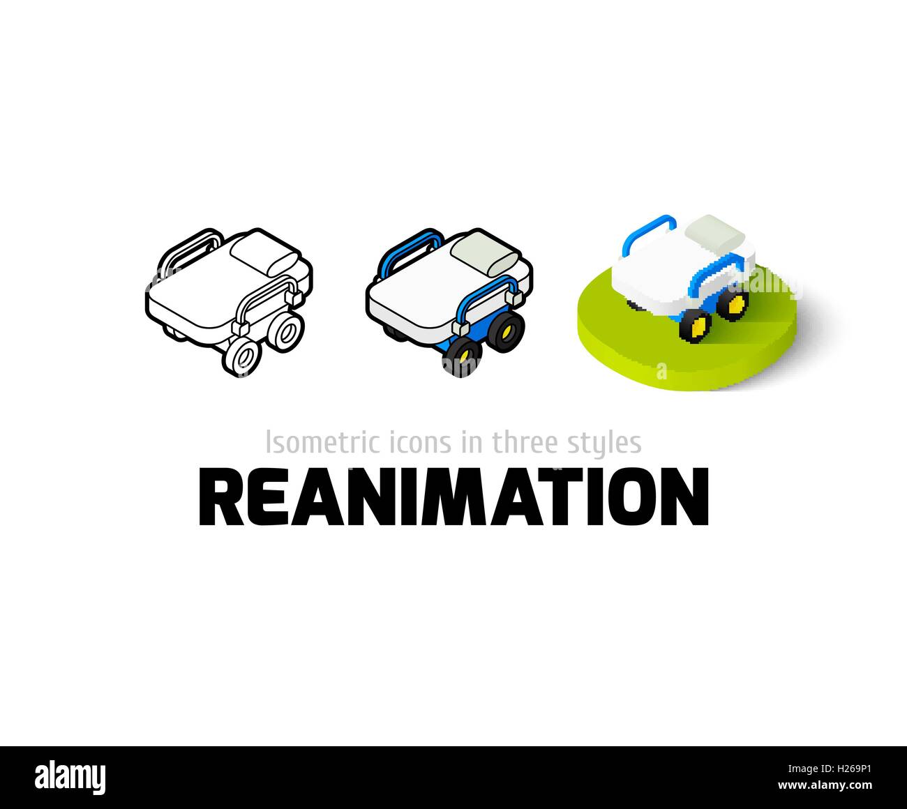 Reanimation icon in different style Stock Vector Image & Art - Alamy