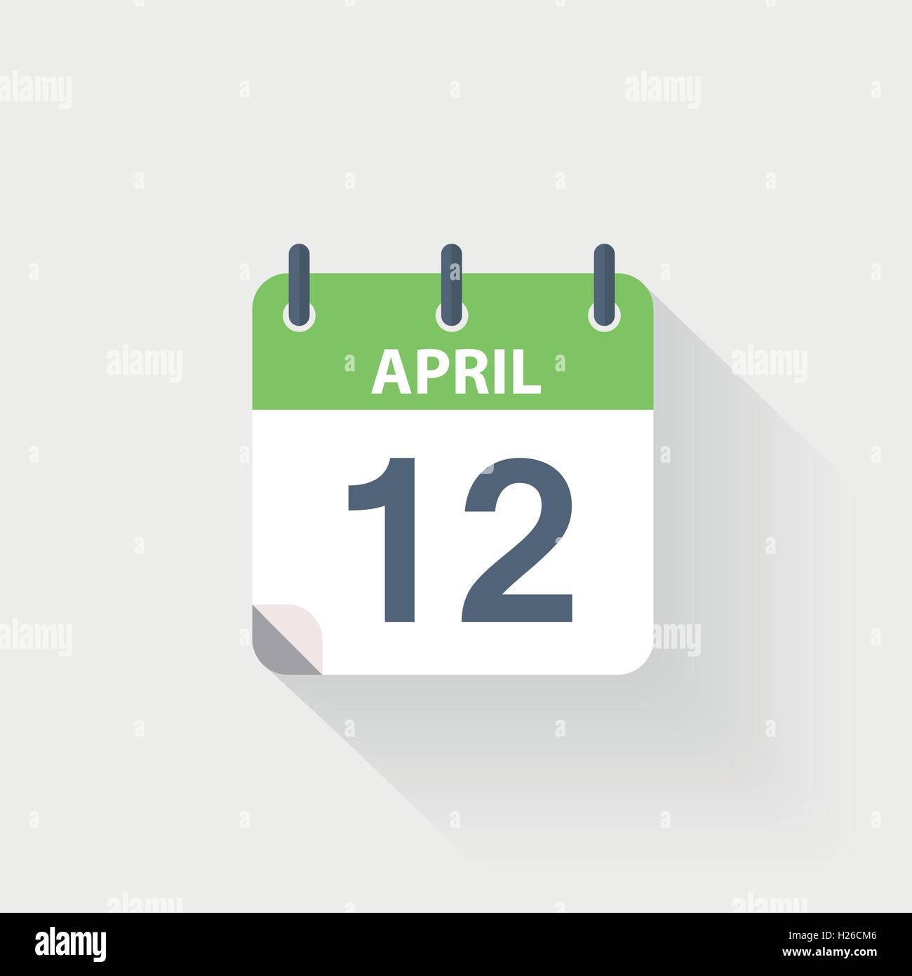 12 april calendar hi-res stock photography and images - Alamy