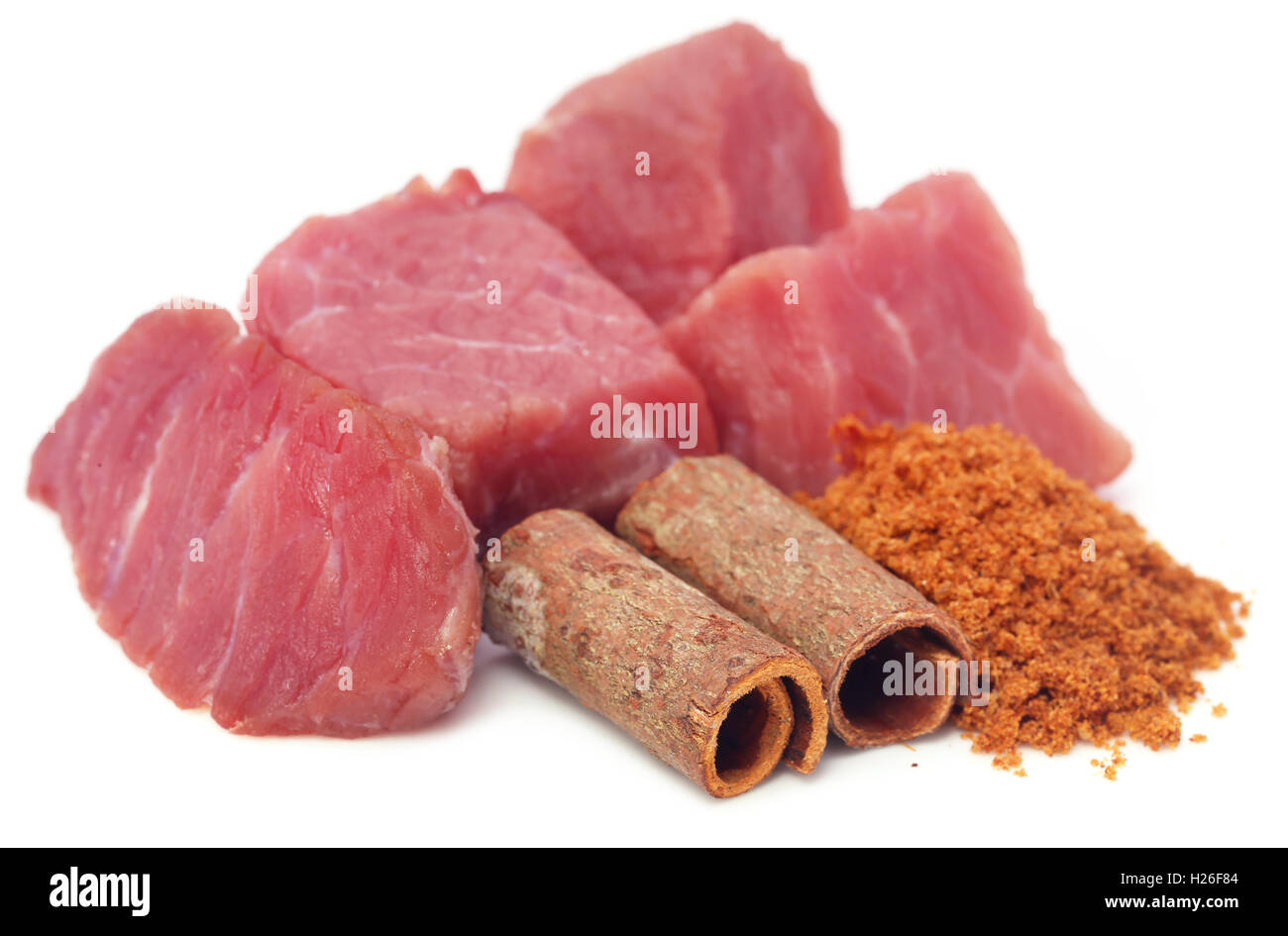 Ground beef white background hi-res stock photography and images - Alamy