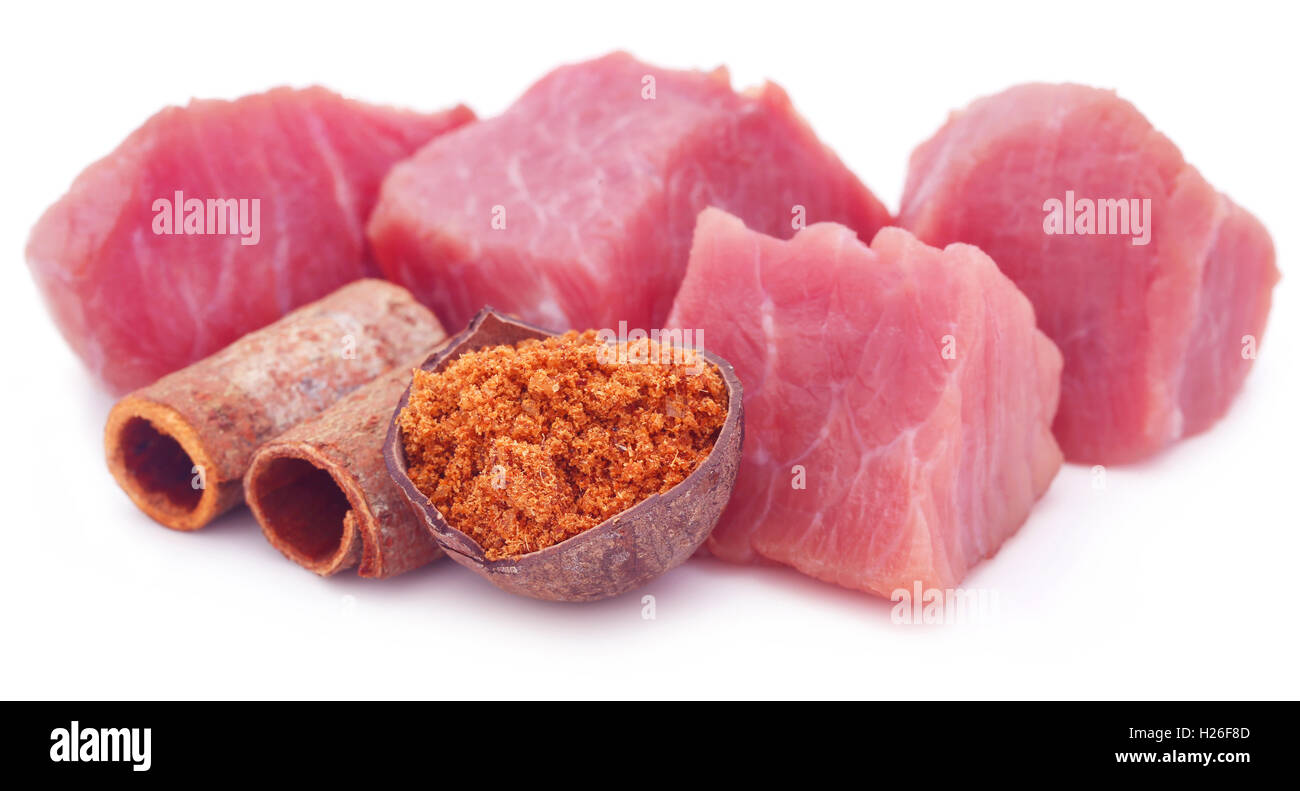 Ground beef white background hi-res stock photography and images - Alamy