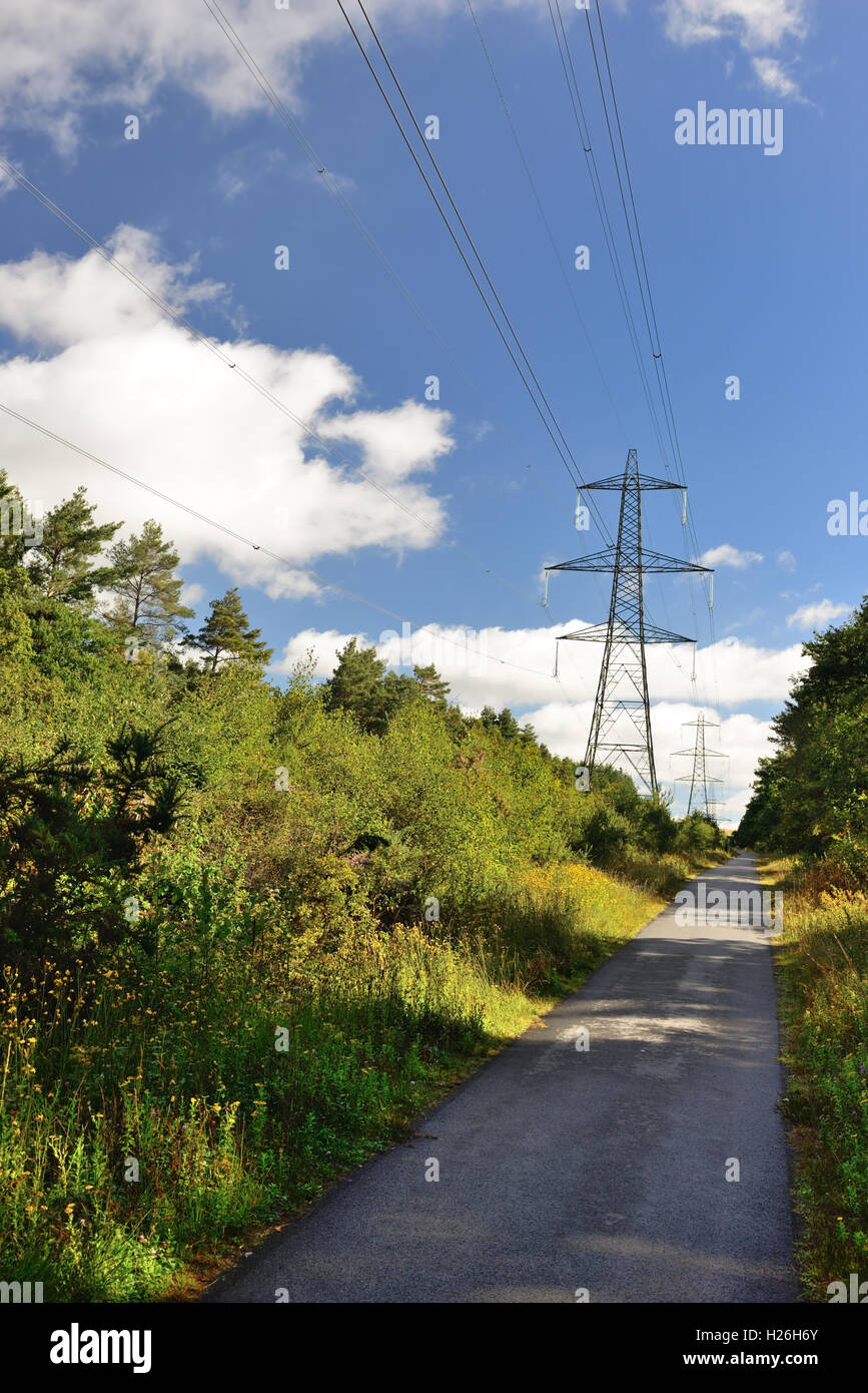 Power line corridor hi-res stock photography and images - Alamy