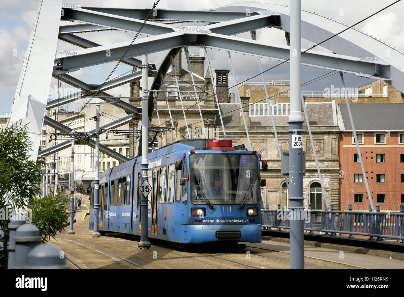 Supertram bridge hi-res stock photography and images - Alamy