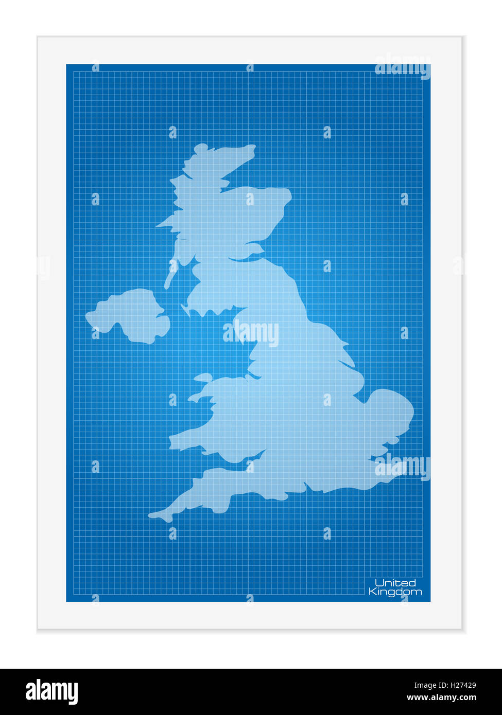 Uk Map Outline Vector High Resolution Stock Photography and Images - Alamy