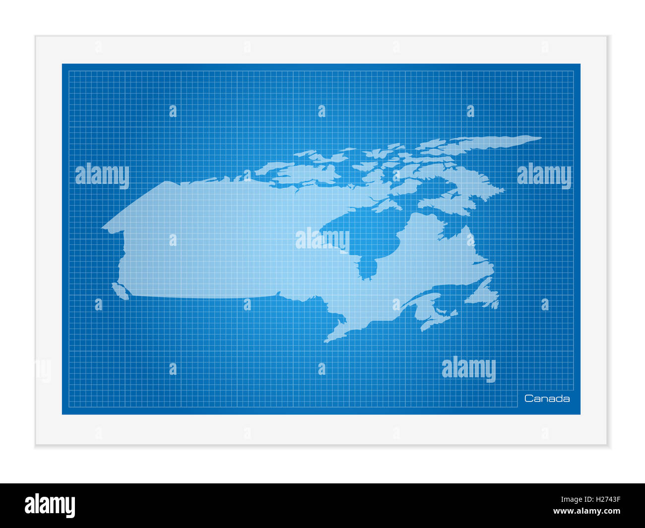 Sketch map of canada Cut Out Stock Images & Pictures - Alamy
