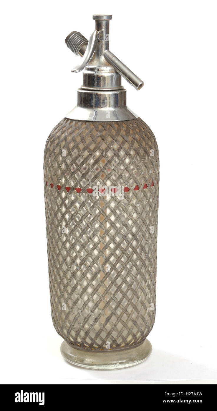 Old soda water bottle protective hi-res stock photography and images ...