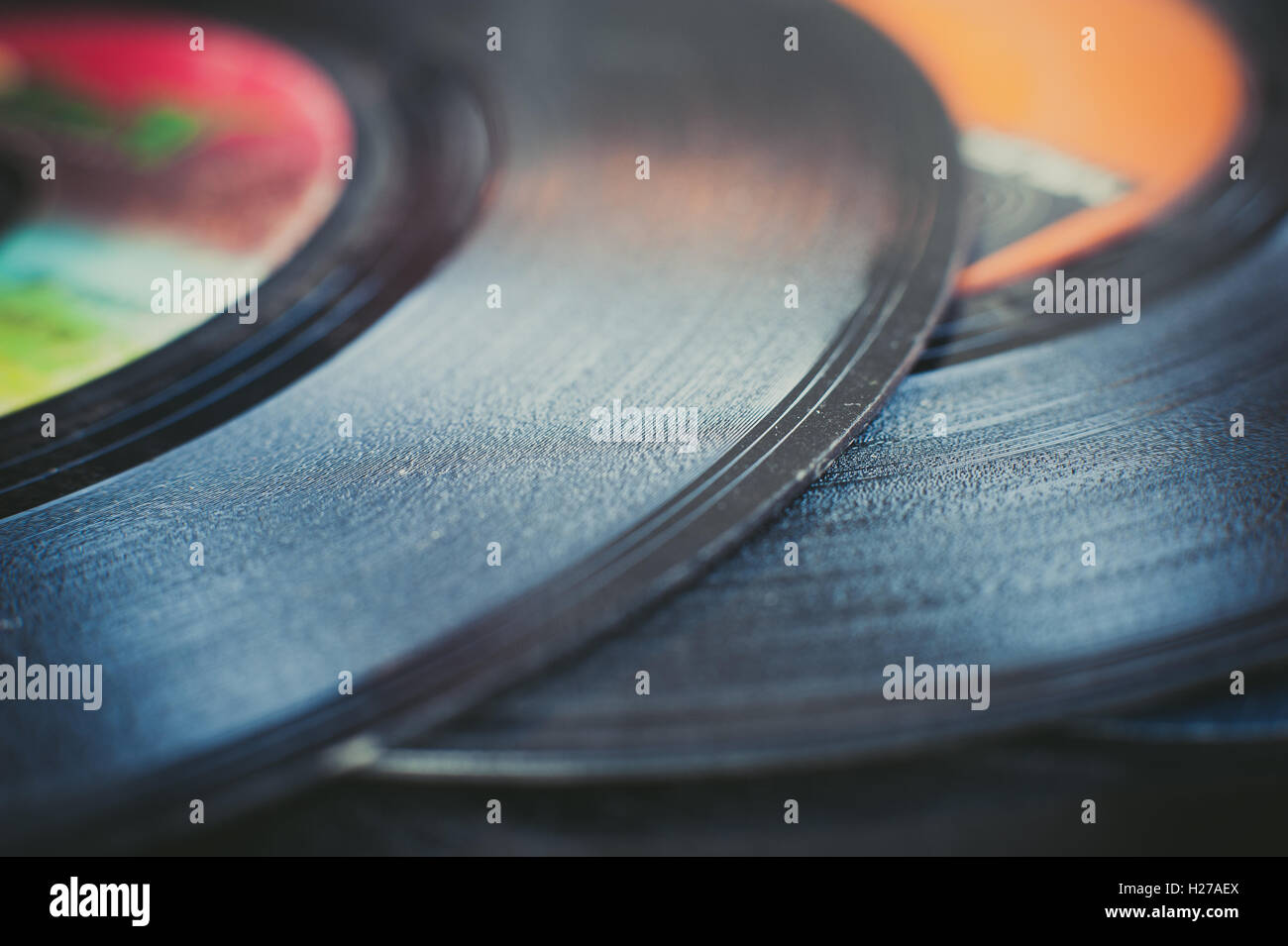 Black vinyl records hi-res stock photography and images - Alamy