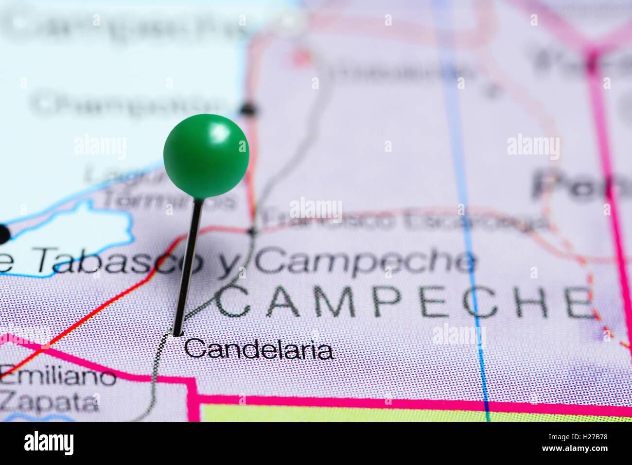 Map of candelaria hi-res stock photography and images - Alamy