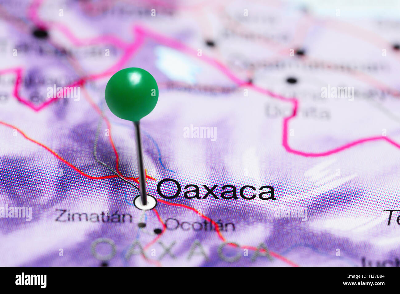 Oaxaca mexico map hi-res stock photography and images - Alamy