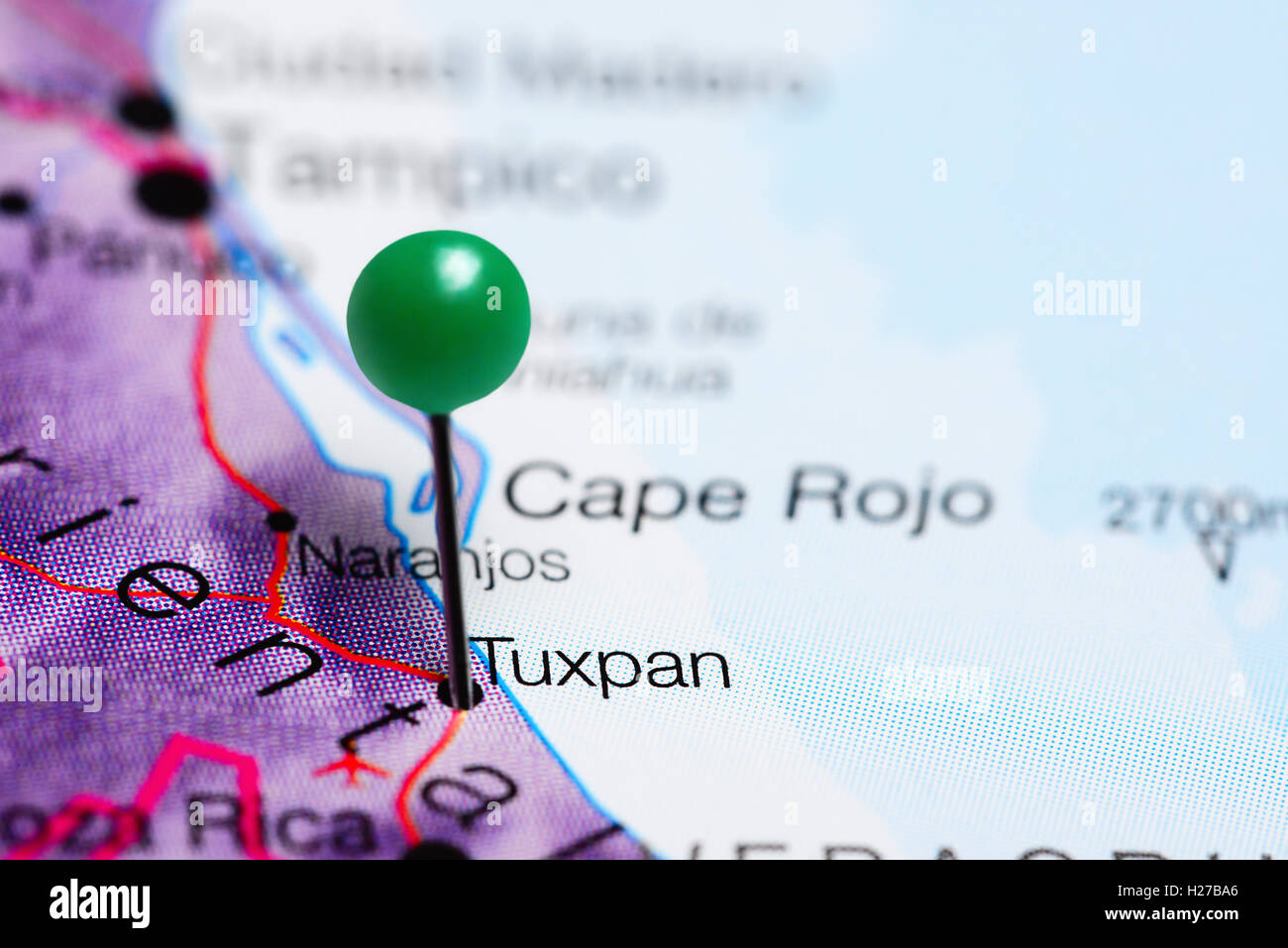 Tuxpan map hi-res stock photography and images - Alamy