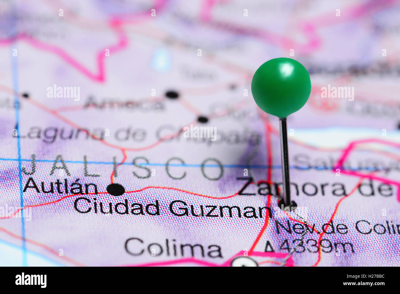 Map Ciudad Guzman Michoacán Map