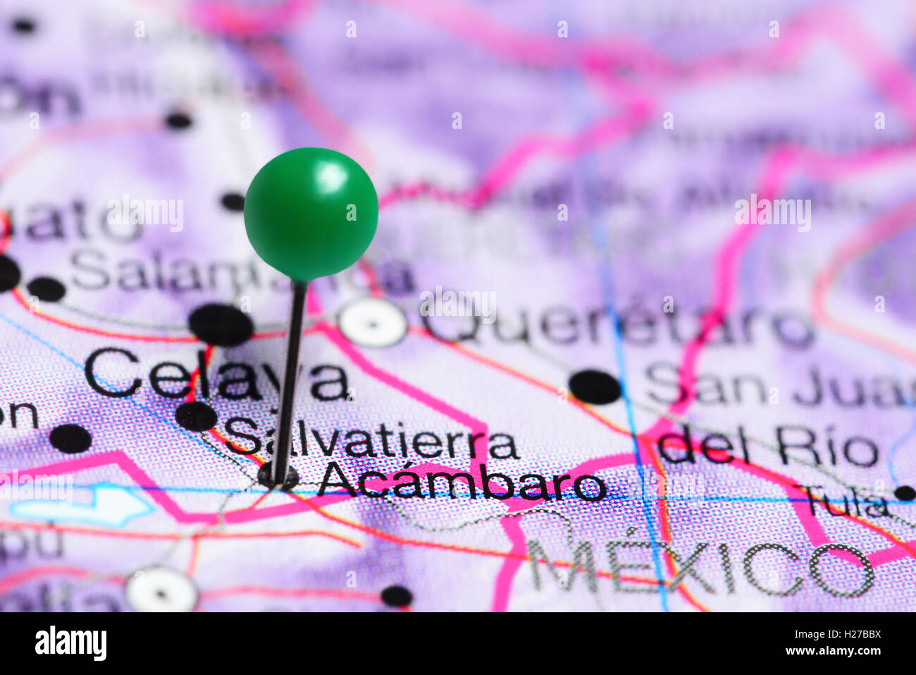 Map of guanajuato hi-res stock photography and images - Alamy