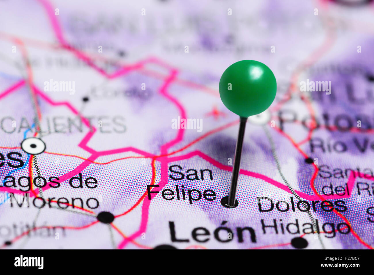 San felipe map hi-res stock photography and images - Alamy