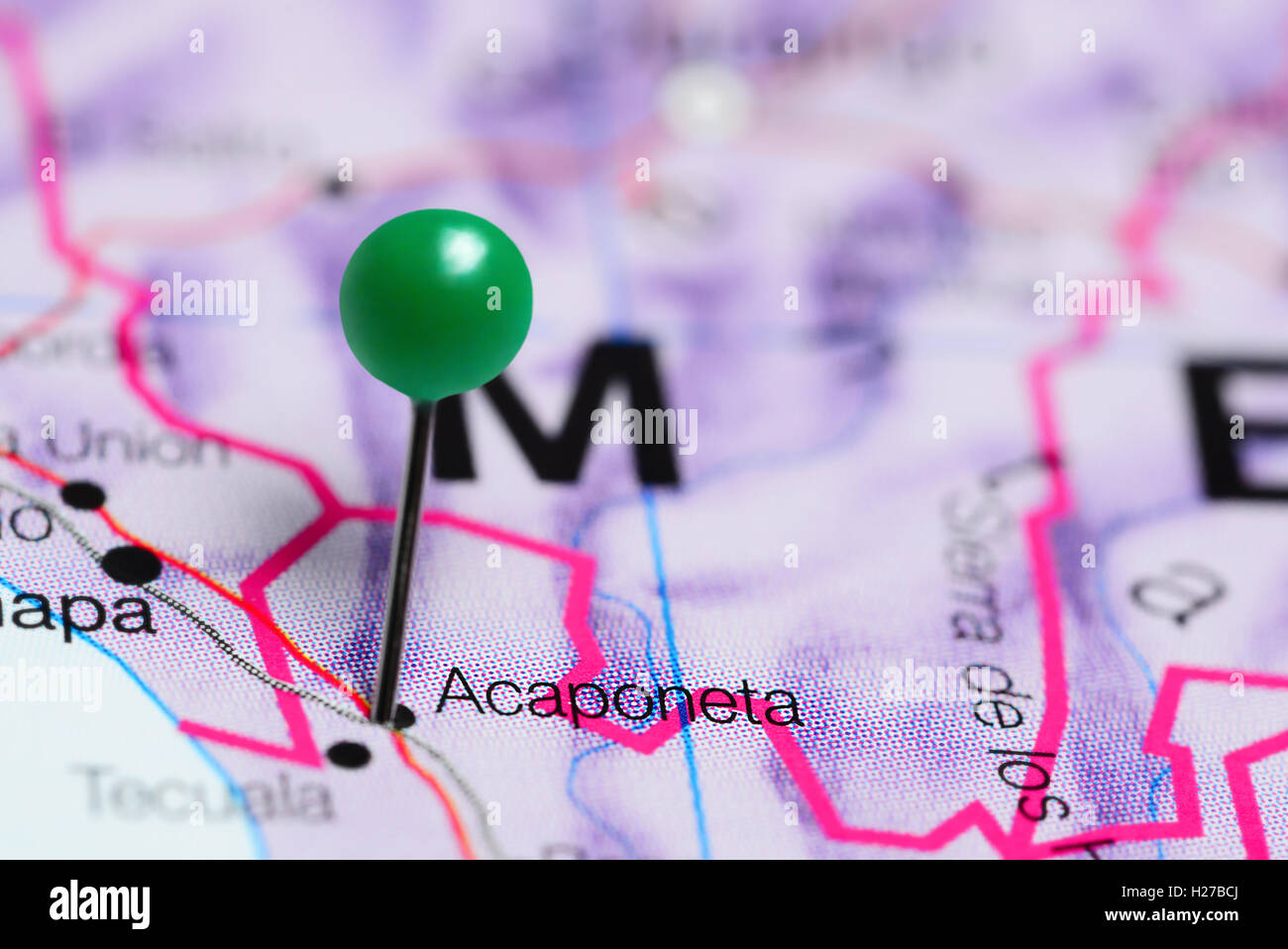Map of acaponeta mexico hi-res stock photography and images - Alamy