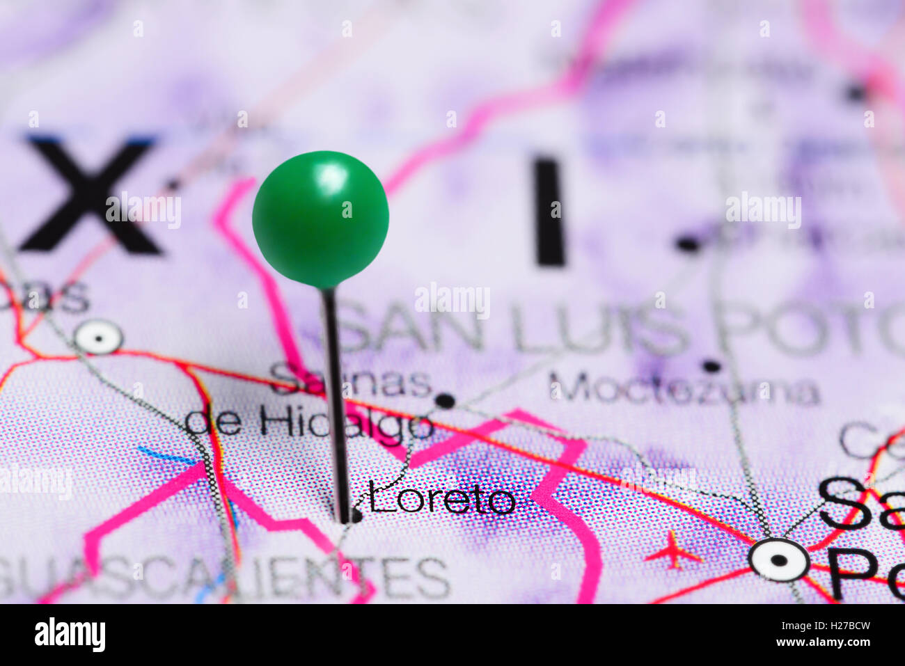 Map of loreto hi-res stock photography and images - Alamy