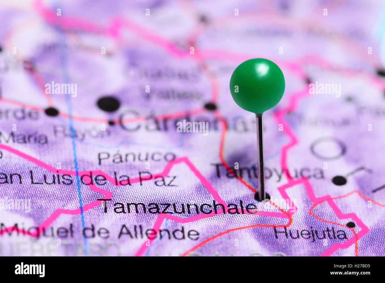 Map of tamazunchale hi-res stock photography and images - Alamy