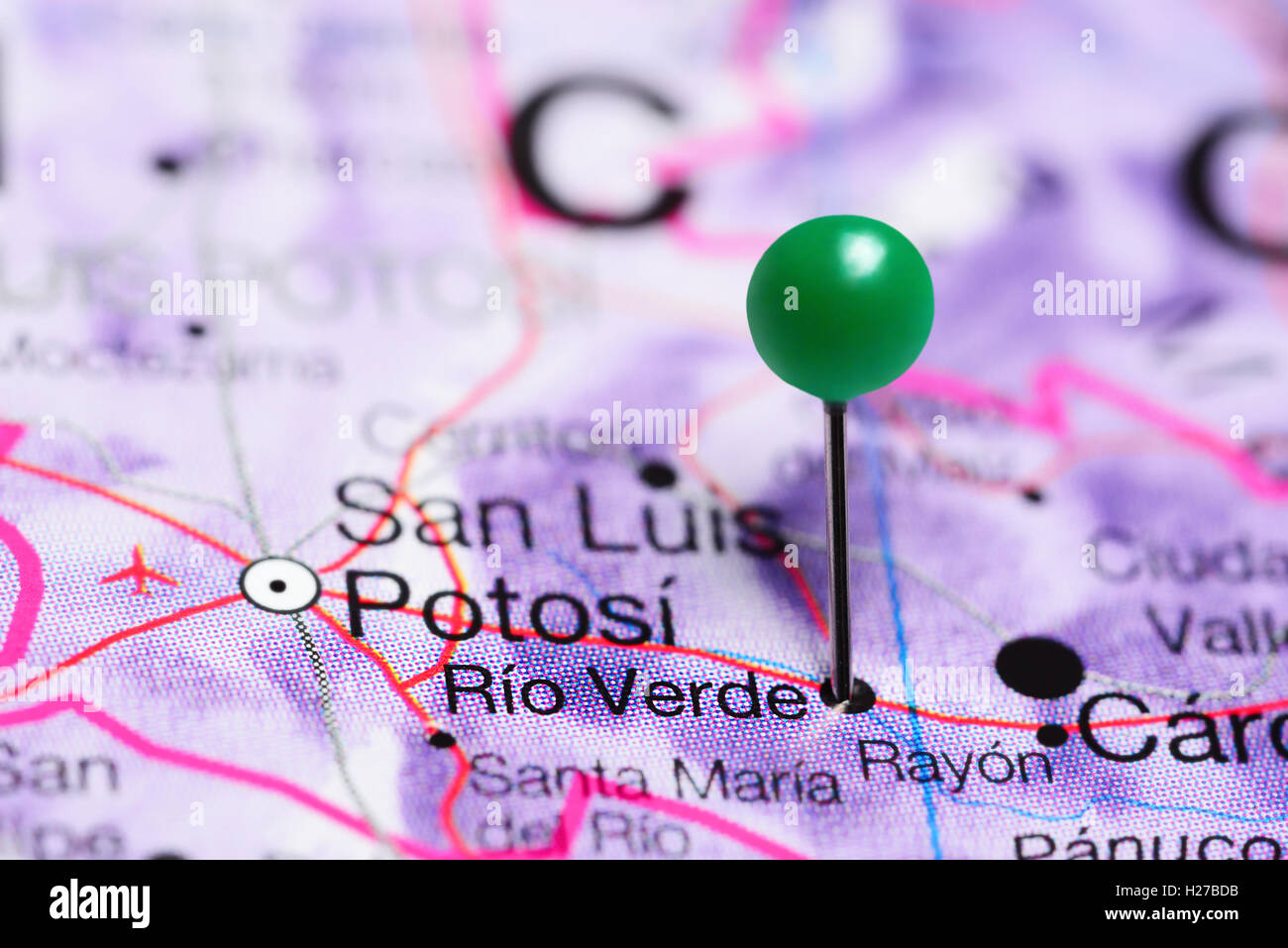 Rio verde map hi-res stock photography and images - Alamy