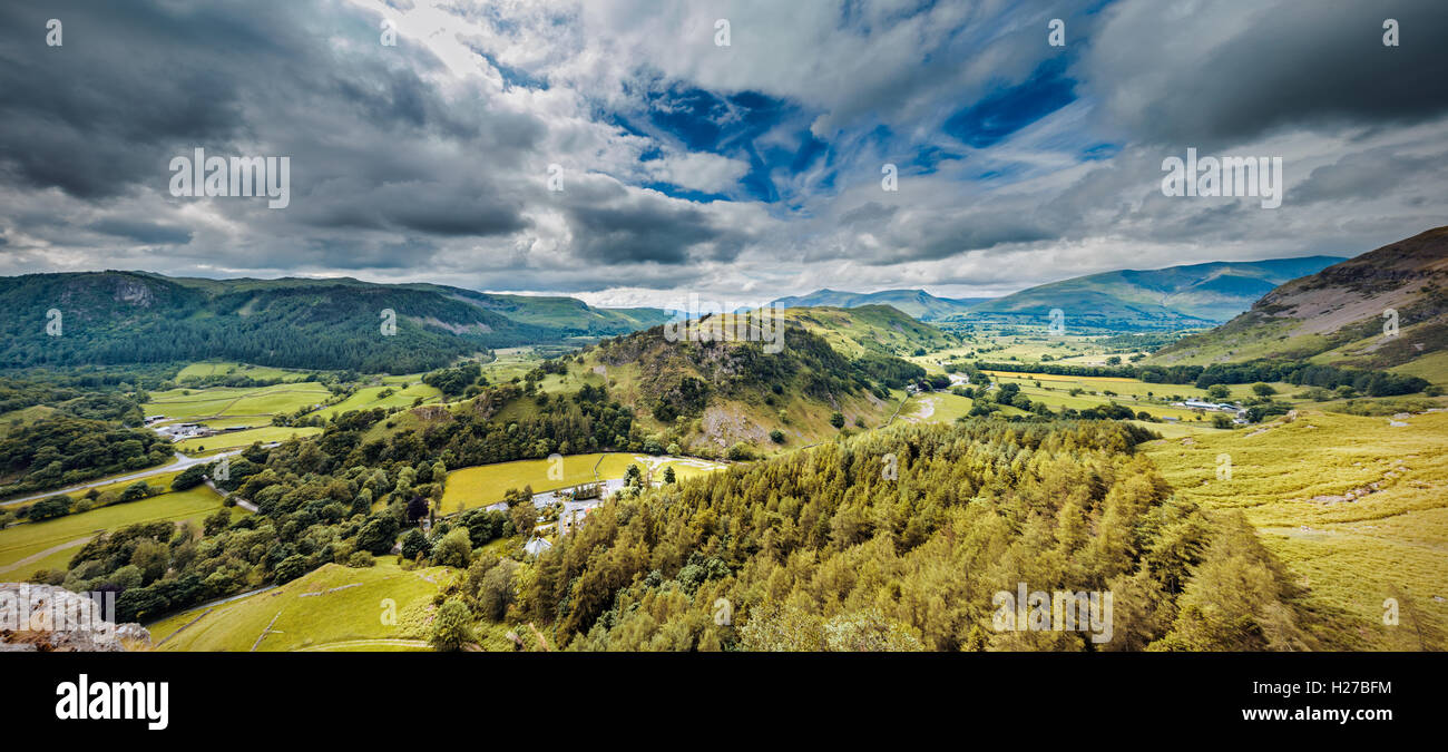Keswick lake district aerial hi-res stock photography and images - Alamy